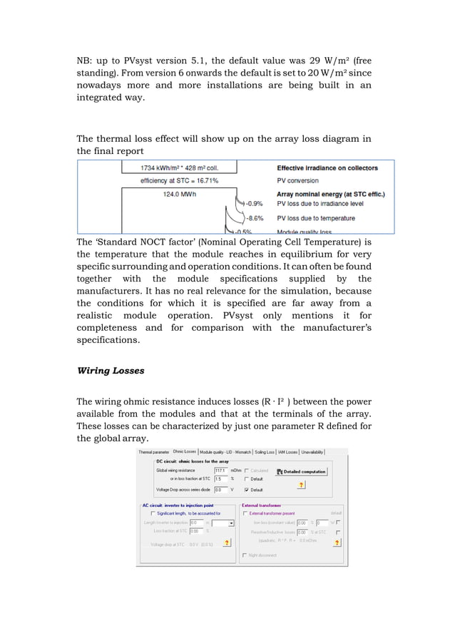 Pv field detailed losses | PDF
