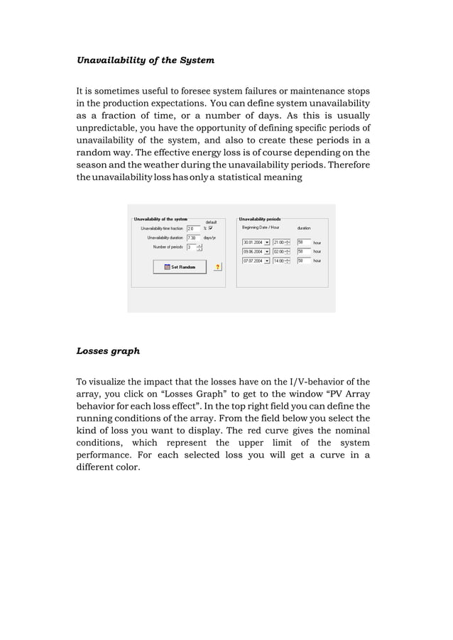 Pv field detailed losses | PDF