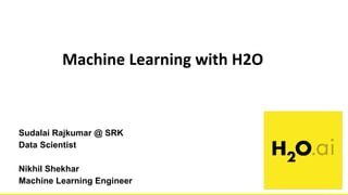 Intro to ML with H2O | PPTX | Computing | Technology & Computing