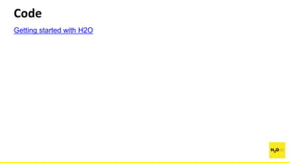 Intro to ML with H2O | PPTX | Computing | Technology & Computing
