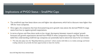 PVGO Formula for Equity Valuation (Long Version) | PPT