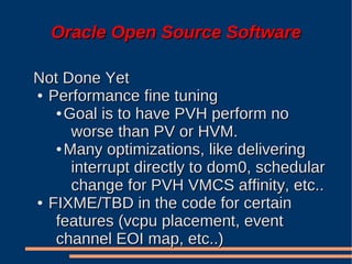 PVH : PV Guest in HVM container | PPT