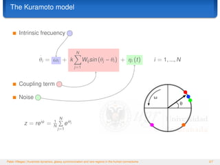 Kuramoto dynamics, glassy synchronization and rare regions in the human connectome - Pablo ...