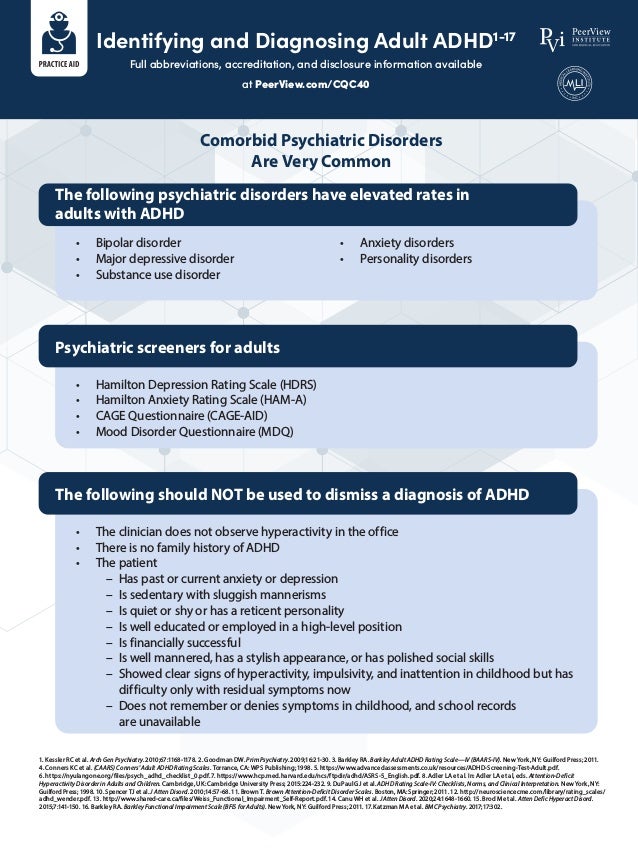 Overcoming Challenges in the Recognition and Management of Adult ADHD ...