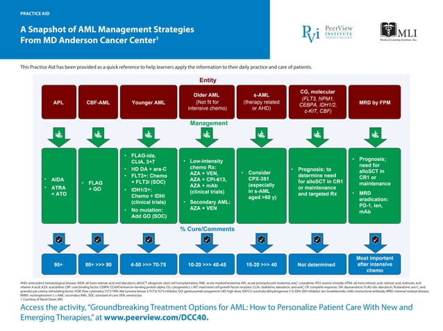 Groundbreaking Treatment Options for AML: How to Personalize Patient ...