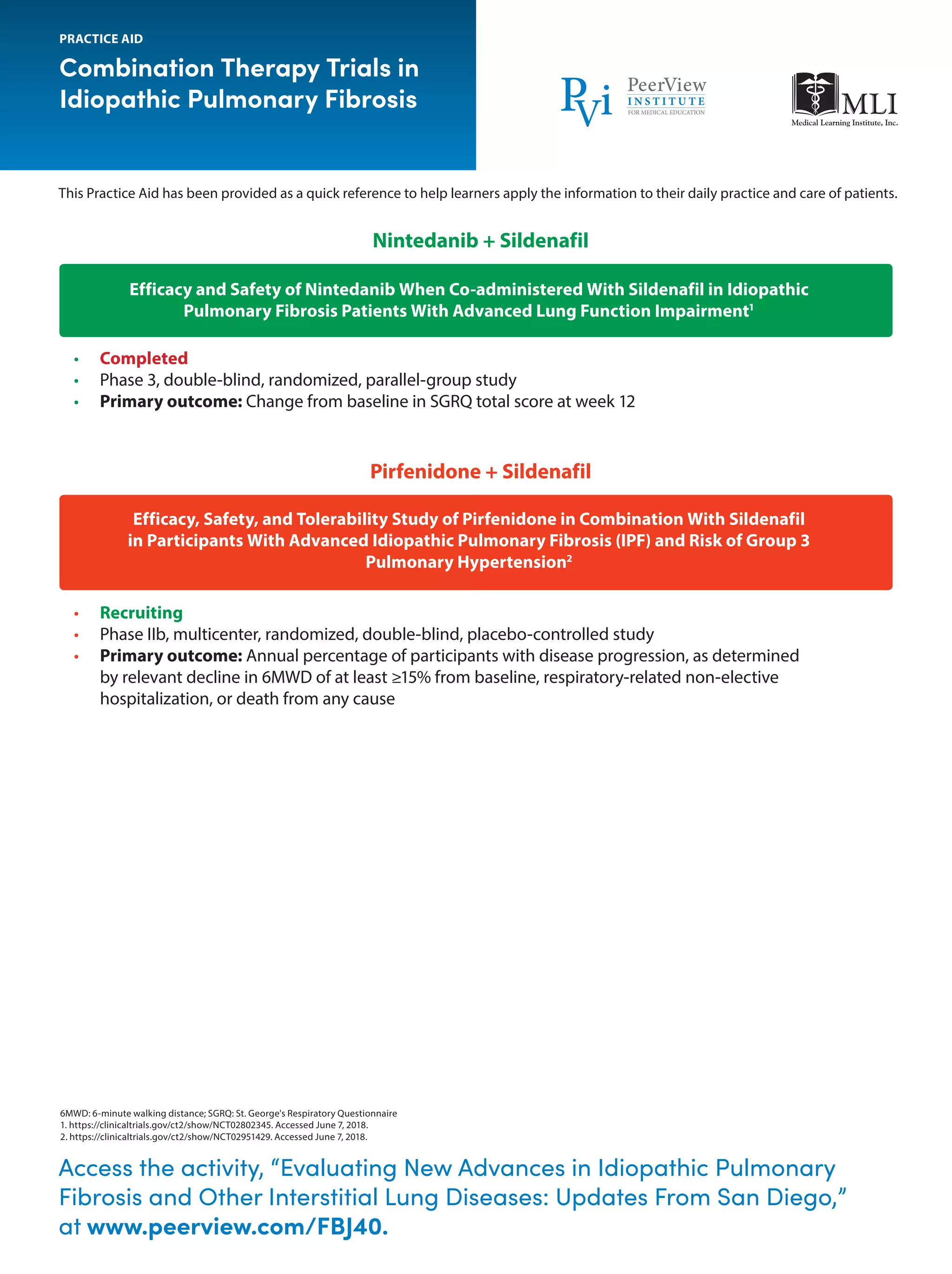 Evaluating New Advances in Idiopathic Pulmonary Fibrosis and Other ...