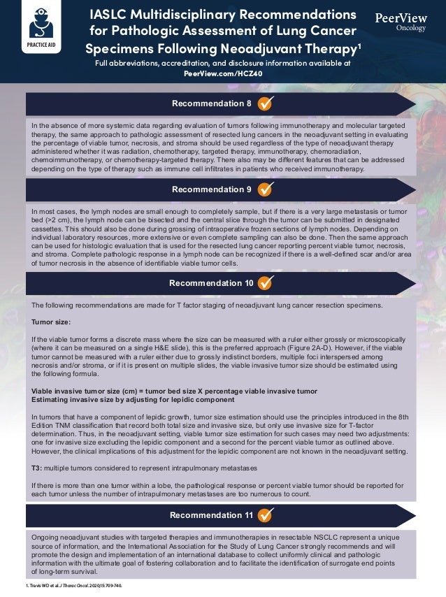 Parsing the Practicalities of Pathologic Response Assessment After Neoadjuvant Immunotherapy to ...