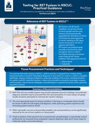 Fine-Tuning Biomarker Testing to Identify and Target RET Fusions as ...