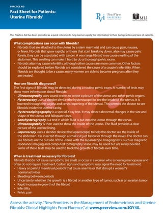 New Frontiers in the Management of Endometriosis and Uterine Fibroids ...