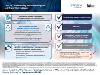 The Pathology–Oncology Partnership in AML: Identifying and Treating the ...