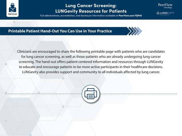 Screening and Early Intervention as the Keys to Success in Lung Cancer ...