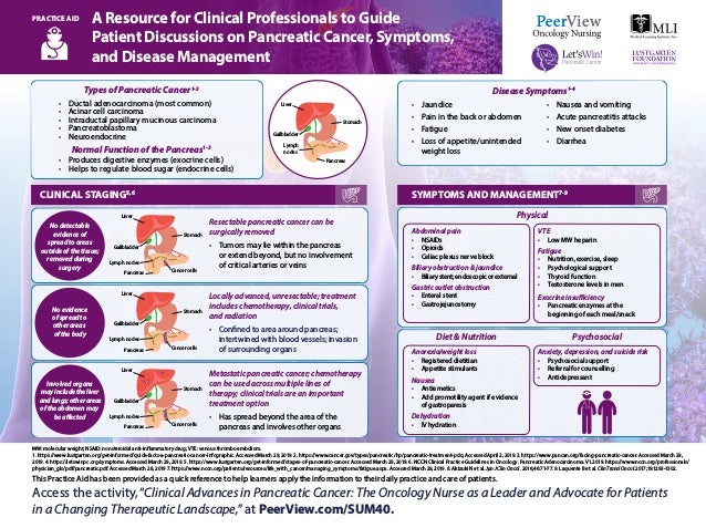Clinical Advances in Pancreatic Cancer: The Oncology Nurse as a Leade…