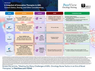 Meeting the Many Challenges of AML: Oncology Nurse Tactics in an Era of ...
