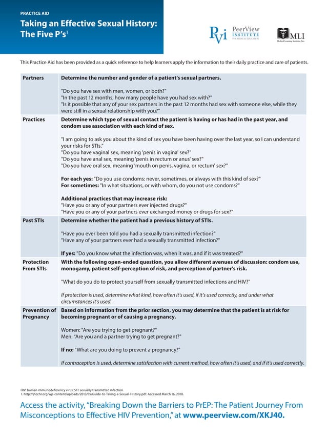 Breaking Down the Barriers to PrEP: The Patient Journey From ...