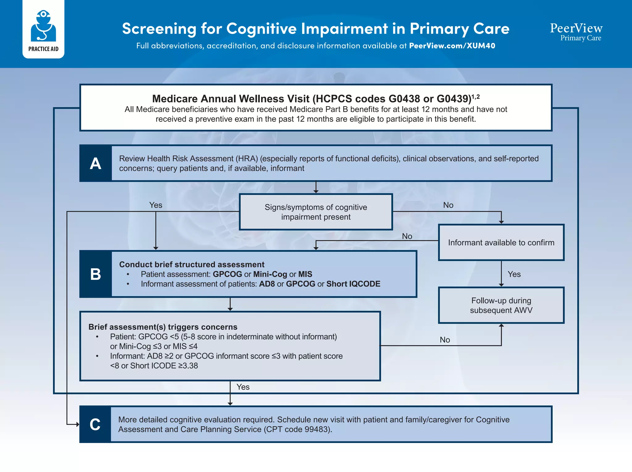 Facilitating Cognitive Assessment in Primary Care for the Timely ...