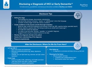 Facilitating Cognitive Assessment in Primary Care for the Timely ...