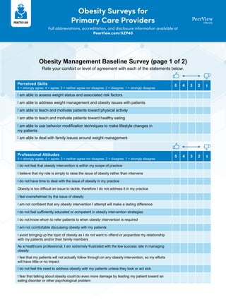 Leading the Charge to Change the Obesity Narrative: Supporting Primary ...