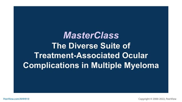 The Eye-Deal Connection in Multiple Myeloma: Establishing Ophthalmology ...