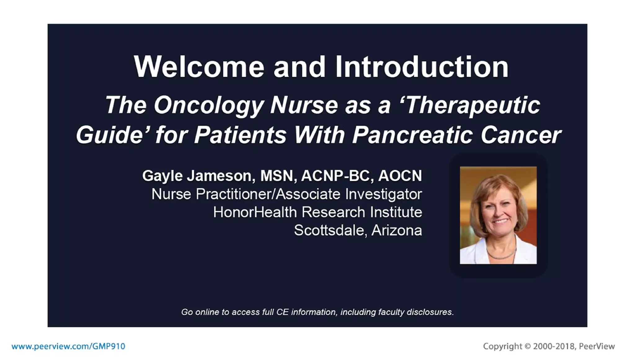 The Pancreatic Cancer Journey: Oncology Nurses Paving the Path to ...