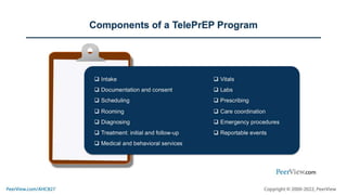A Closer Look at Telehealth for PrEP: Best Practices for PrEP Delivery ...