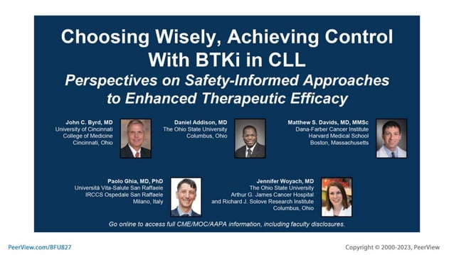 Choosing Wisely, Achieving Control With BTKi in CLL: Perspectives on Safety-Informed Approaches ...