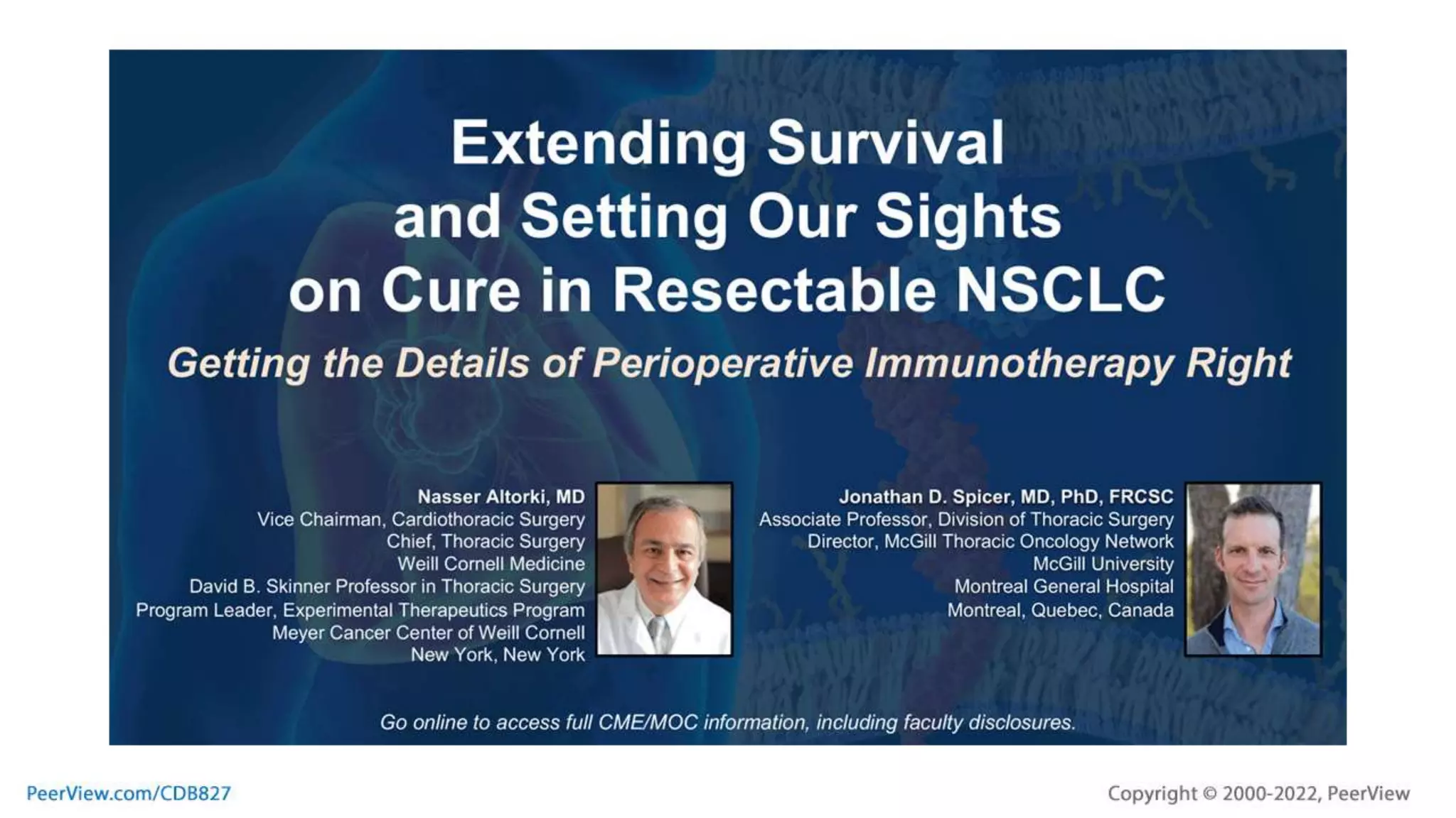 Extending Survival and Setting Our Sights on Cure in Resectable NSCLC ...
