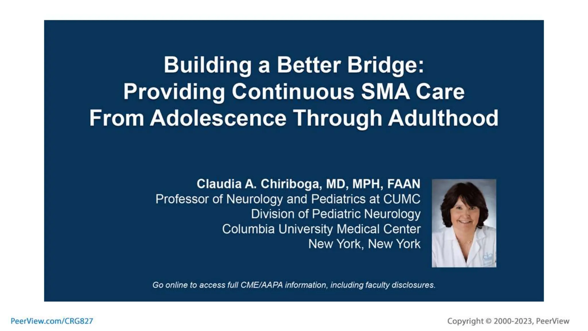 Building a Better Bridge: Providing Continuous SMA Care From ...
