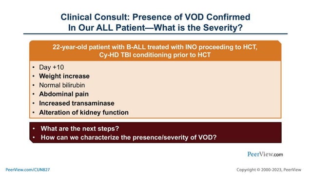 New Rules for VOD/SOS: Modern Risk Assessment, Diagnostic Principles ...