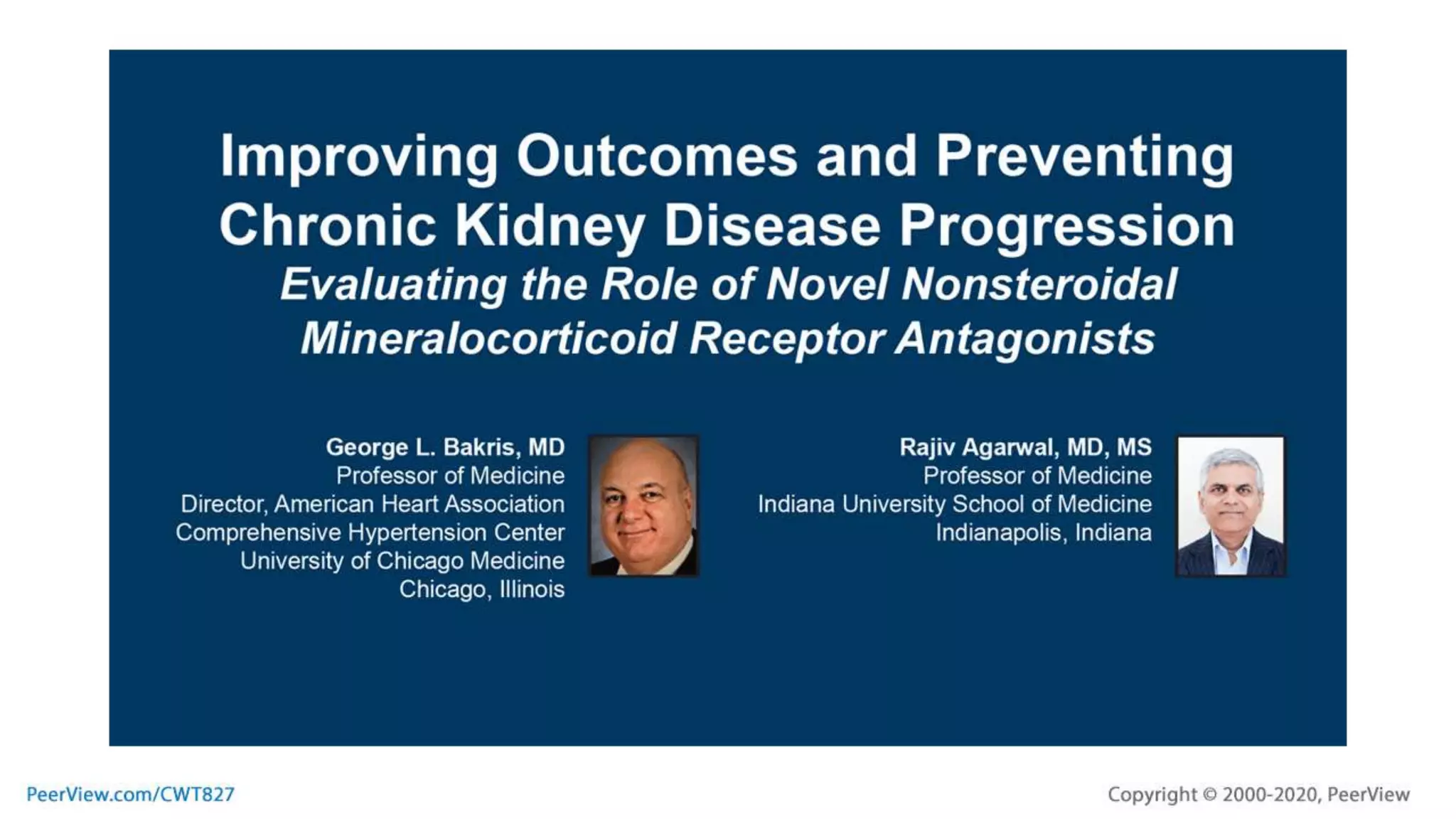 Improving Outcomes and Preventing Chronic Kidney Disease Progression: Evaluating the Role of ...