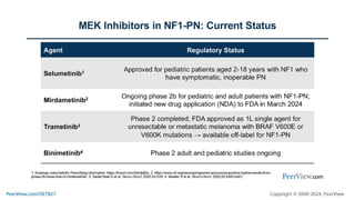 Mapping a New Treatment Journey in NF1: New Developments With MEKi for ...