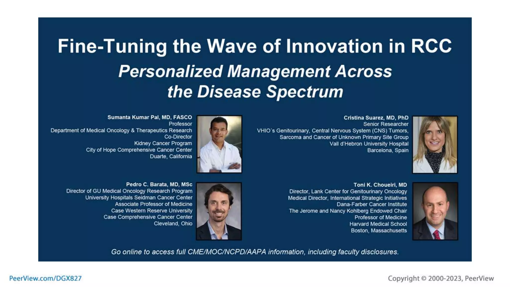 Fine-Tuning the Wave of Innovation in RCC: Personalized Management ...