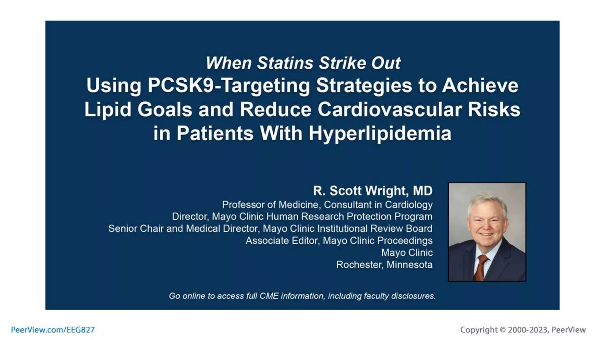 When Statins Strike Out: Using PCSK9-Targeting Strategies to Achieve ...