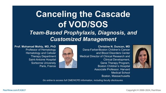 Canceling the Cascade of VOD/SOS: Team-Based Prophylaxis, Diagnosis ...