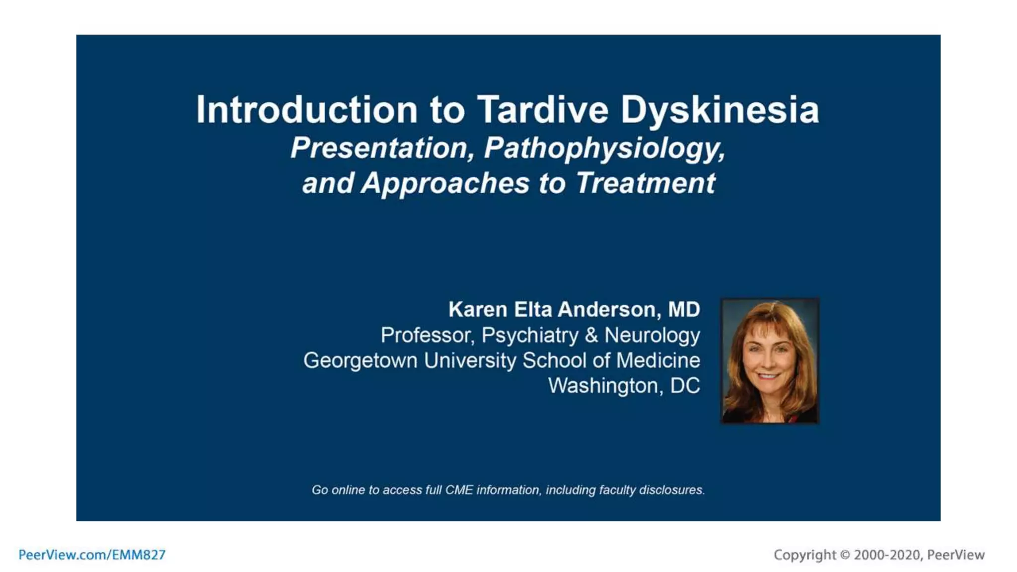 Finding the Path to Improved Recognition and Management of Tardive ...