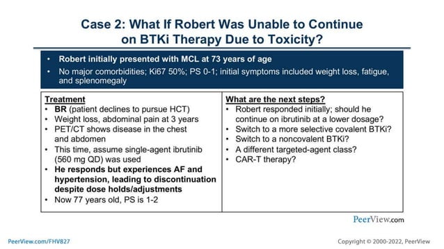 Rebooting the BTK Inhibitor Sequence in MCL: Team-Centered Guidance on the Personalized ...