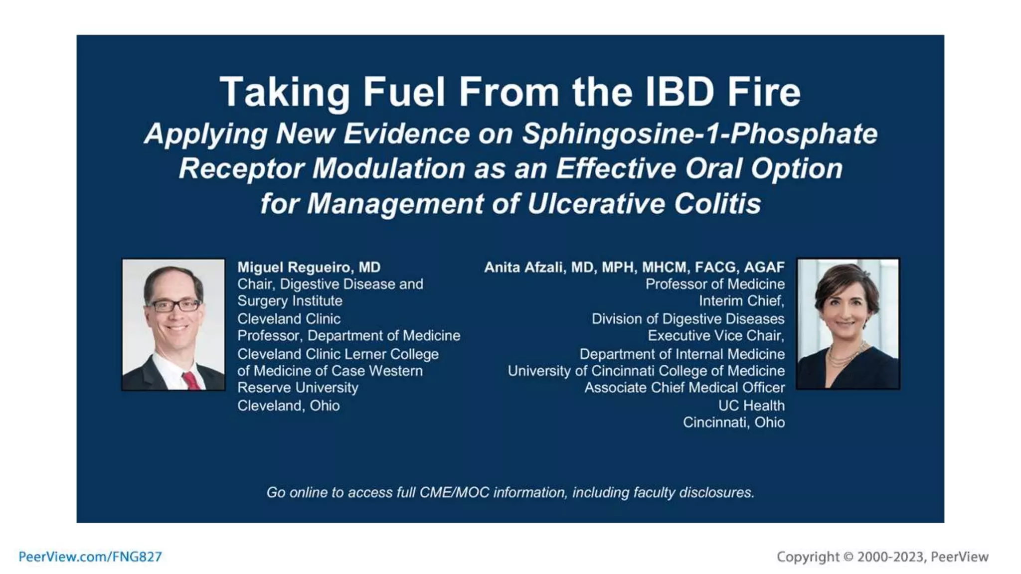 Taking Fuel From the IBD Fire: Applying New Evidence on Sphingosine-1 ...