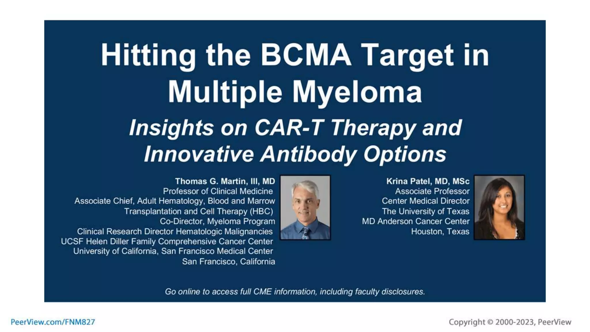 Hitting the BCMA Target in Multiple Myeloma: Insights on CAR-T Therapy and Innovative Antibody ...