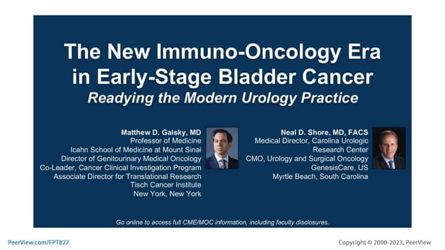 The New Immuno-Oncology Era in Early-Stage Bladder Cancer: Readying the Modern Urology Practice ...