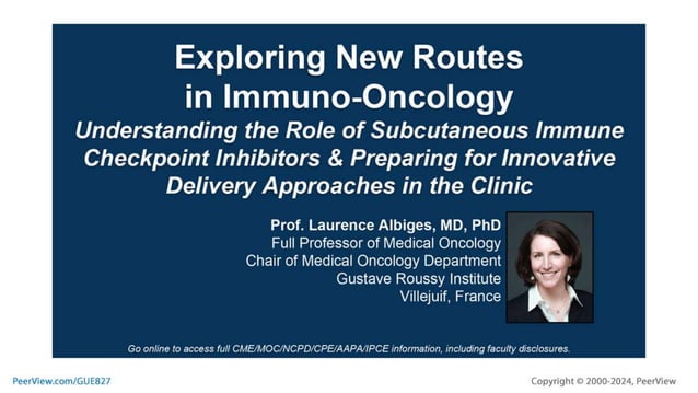 Exploring New Routes in Immuno-Oncology: Understanding the Role of ...