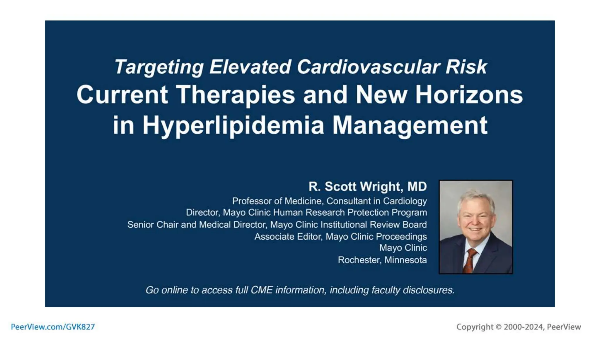 Targeting Elevated Cardiovascular Risk: Current Therapies and New ...