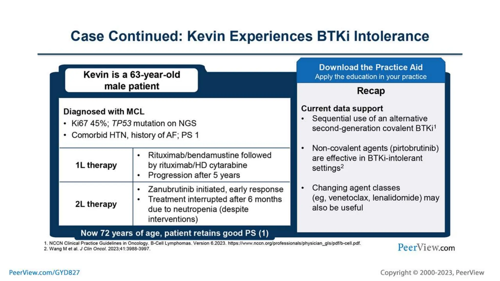 Reviving the BTK Target in MCL: Recalibrating the Treatment Sequence With Non-Covalent BTK ...