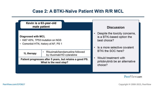 Reviving the BTK Target in MCL: Recalibrating the Treatment Sequence ...
