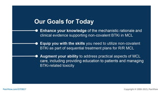 Reviving the BTK Target in MCL: Recalibrating the Treatment Sequence With Non-Covalent BTK ...