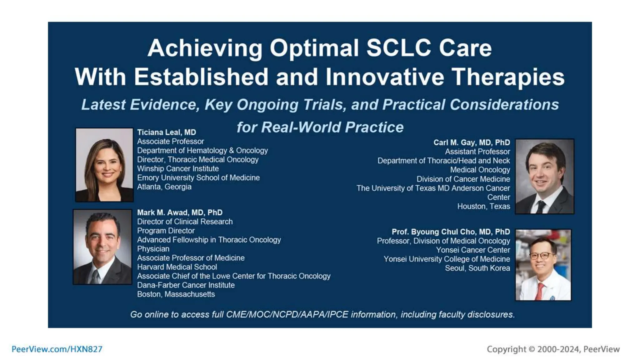 Achieving Optimal SCLC Care With Established and Innovative Therapies ...