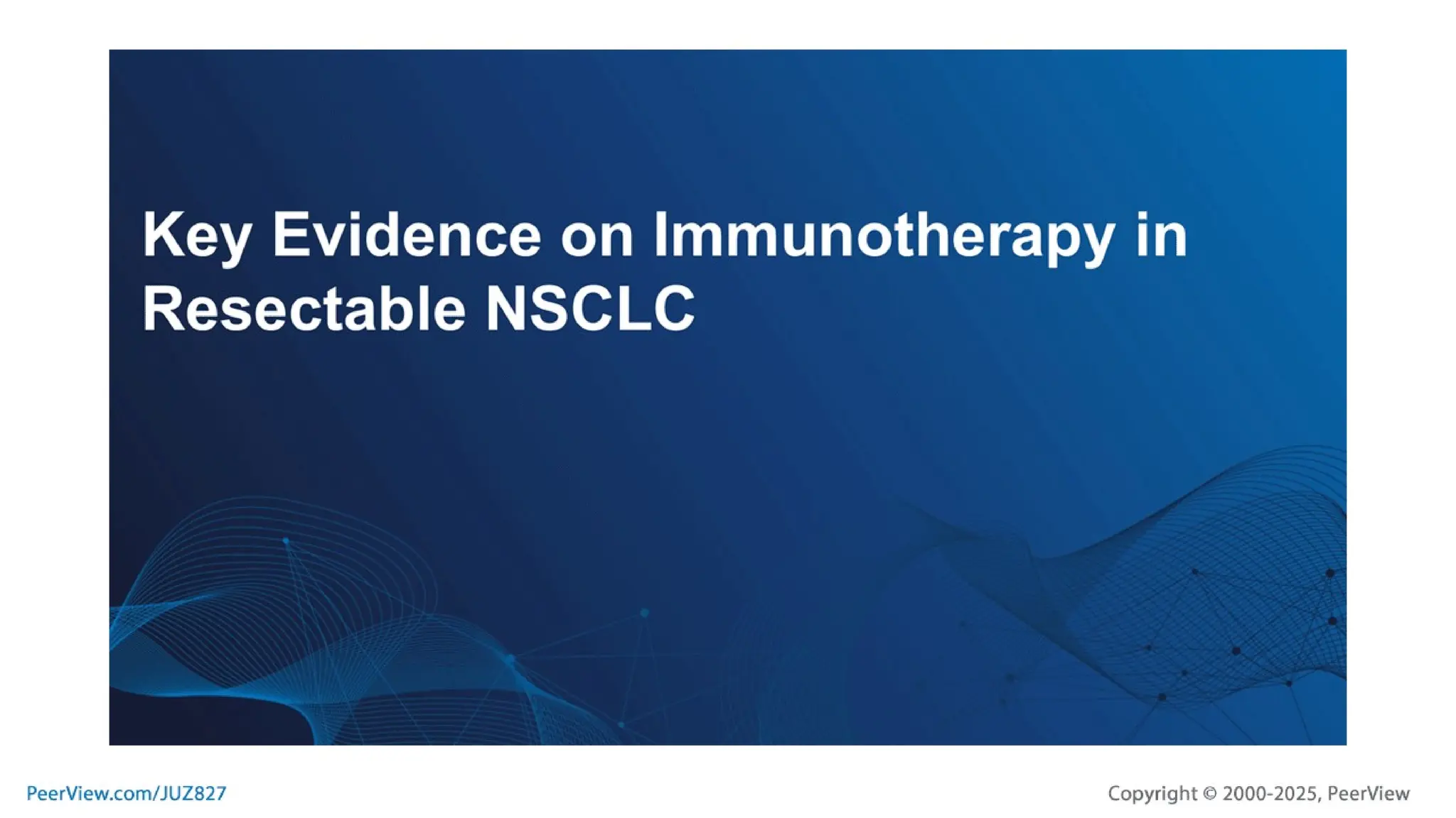 Mastering the Integration of Immunotherapy in Resectable NSCLC ...