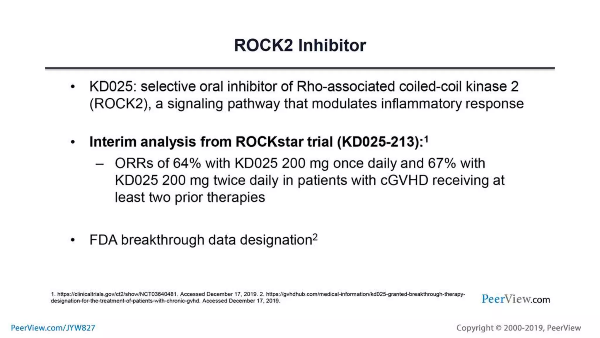 Expanding Options for Prophylaxis and Treatment of Acute and Chronic ...