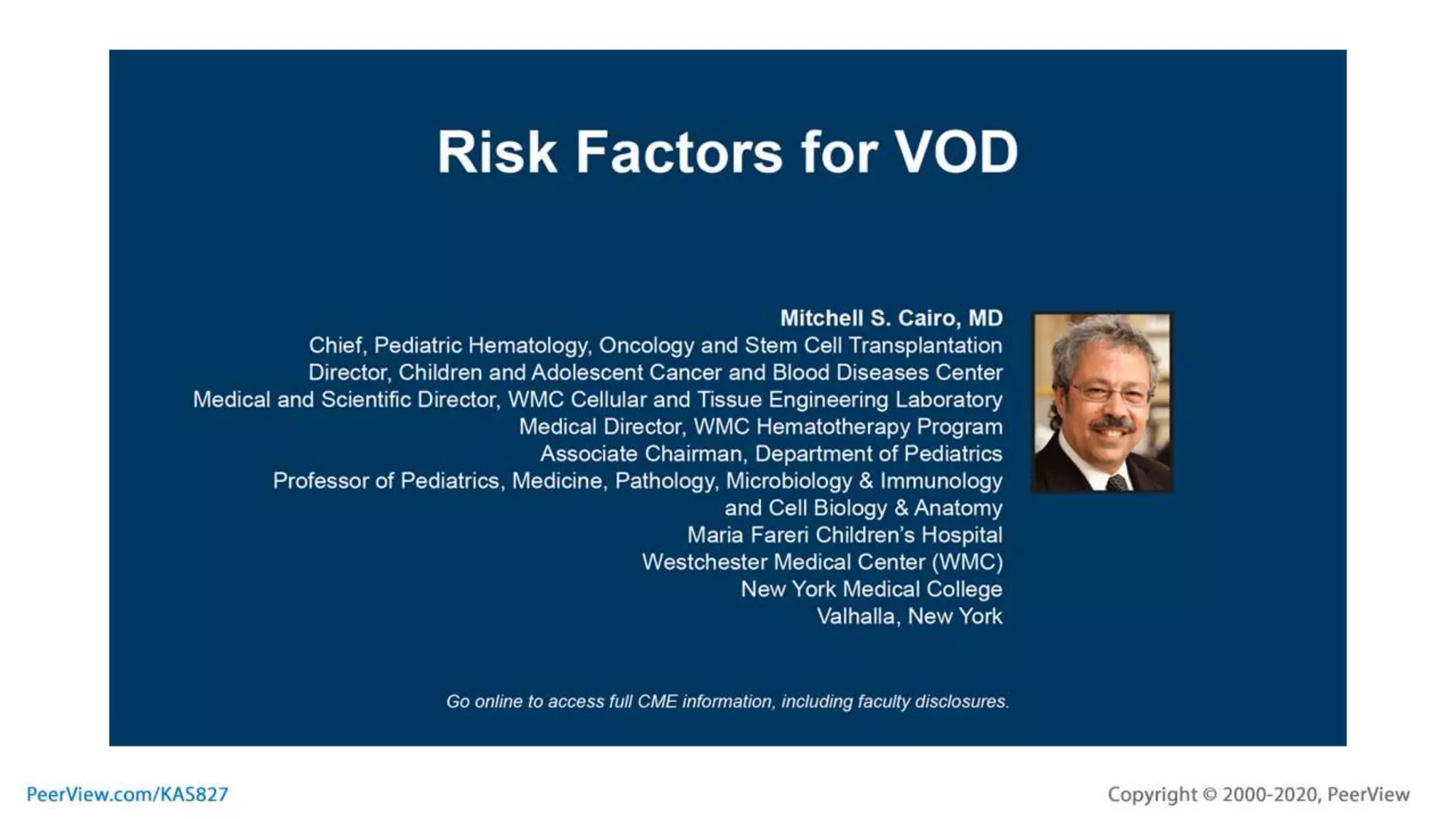 Achieving Consensus on Modern VOD/SOS Management: A Guide to Disease ...