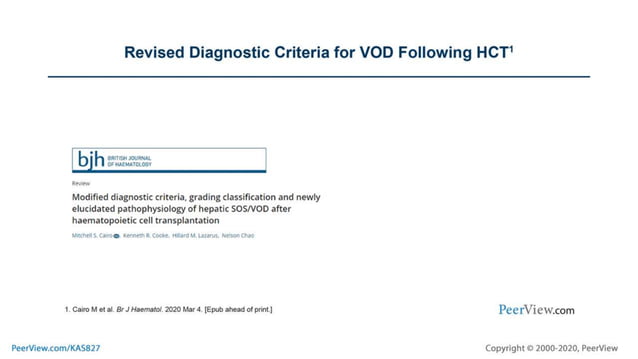 Achieving Consensus on Modern VOD/SOS Management: A Guide to Disease ...