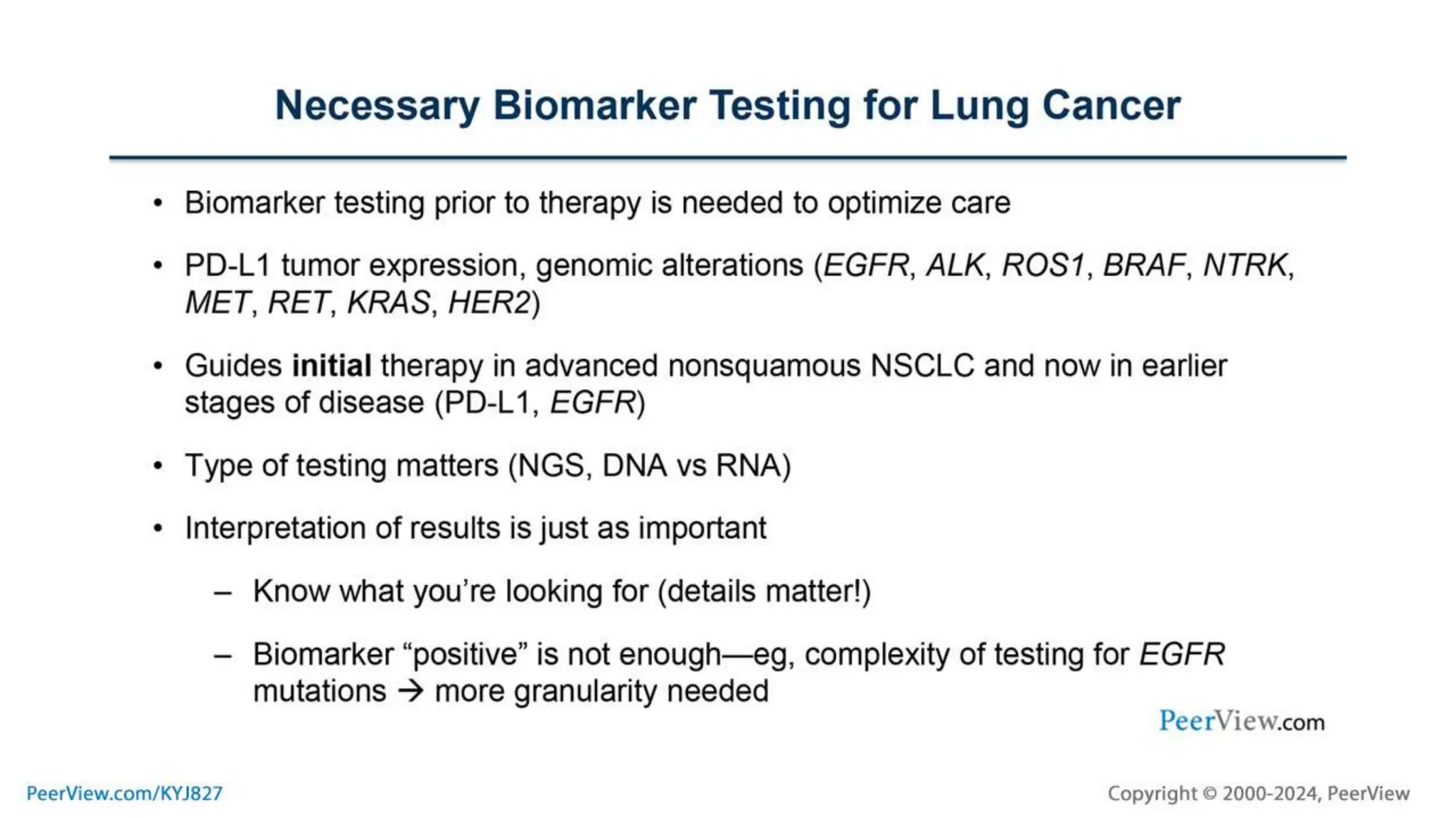 Mastering the Testing for Common and Uncommon EGFR Mutations to Guide ...