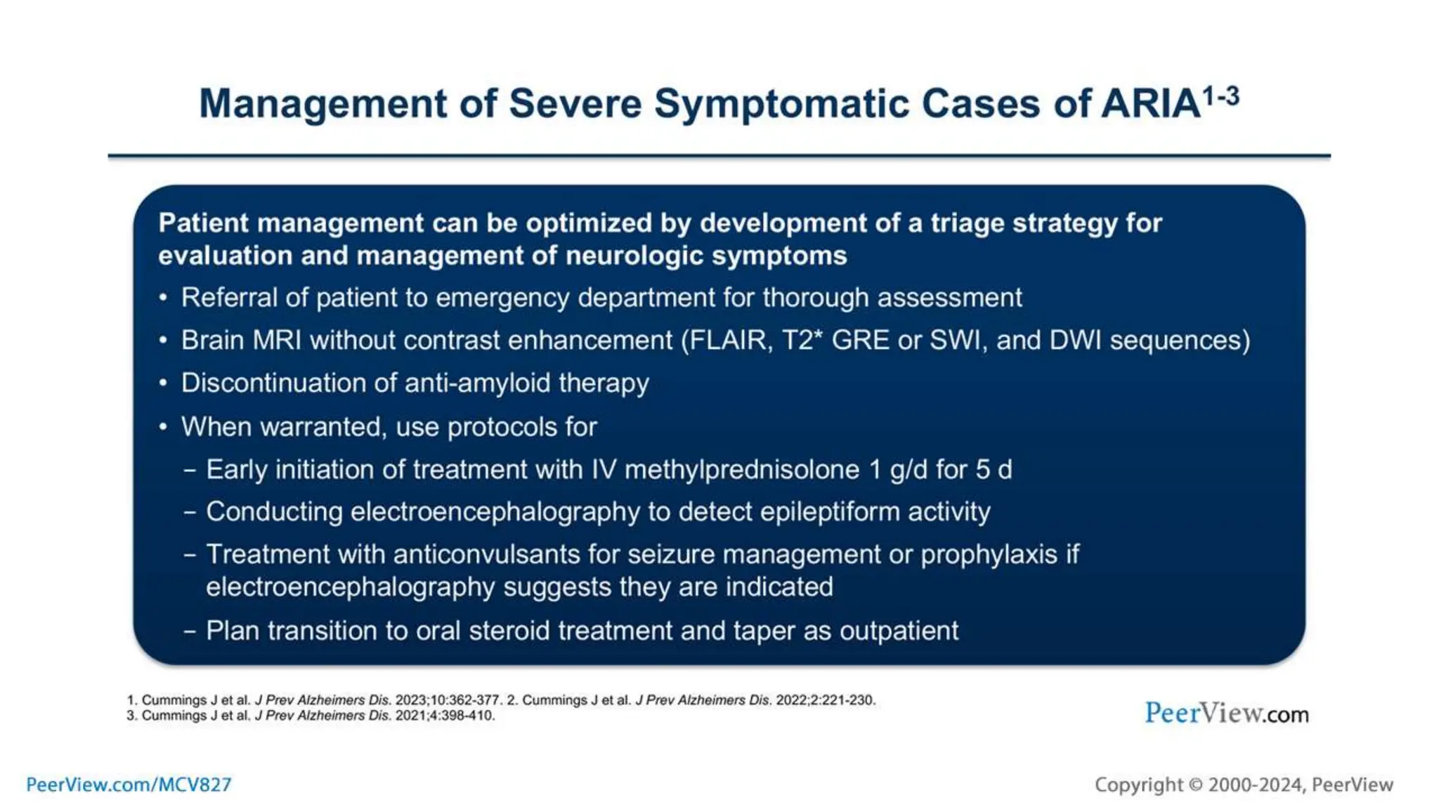 Improving the Recognition and Management of Amyloid-Related Imaging ...